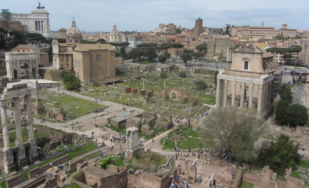 The Roman Forum - Then and Now - Janice Blake